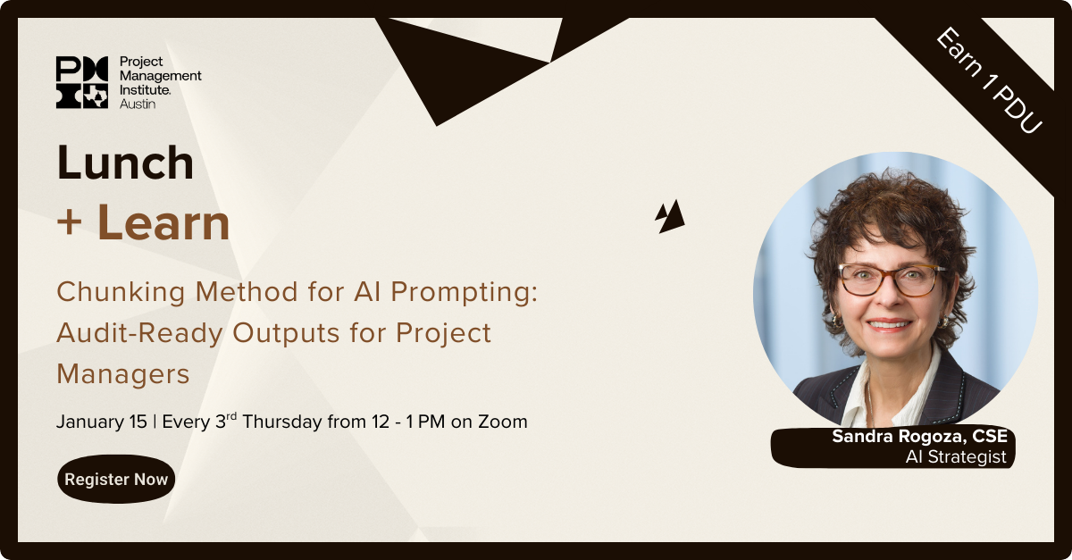 Lunch n Learn (Virtual) - Turn AI into an audit-ready project assistant ...